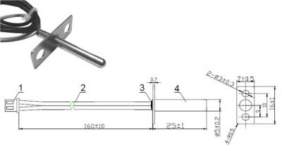 Thermistors Temperature Sensor Probe Assemblies - AMWEI Thermistor Sensor