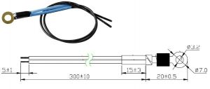 Thermistors Temperature Sensor Probe Assemblies - AMWEI Thermistor Sensor
